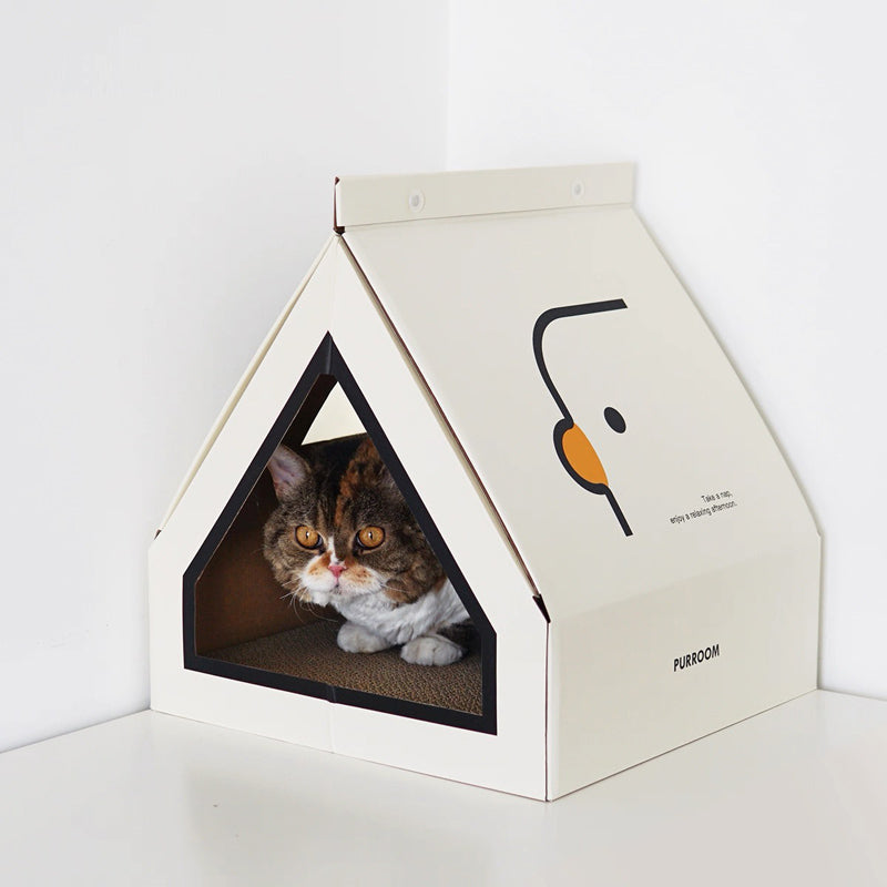 Purroom - Little Chick House Scratcher | CreatureLand.