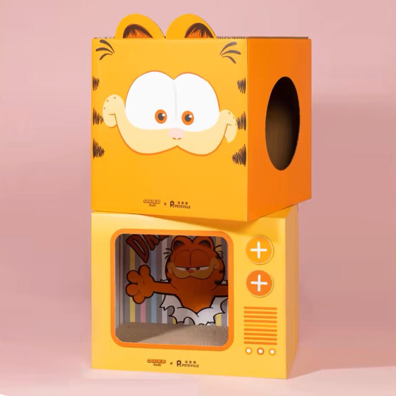 [ Petsville x Garfield ] Box Cat Scratcher (2 Sizes) | CreatureLand.