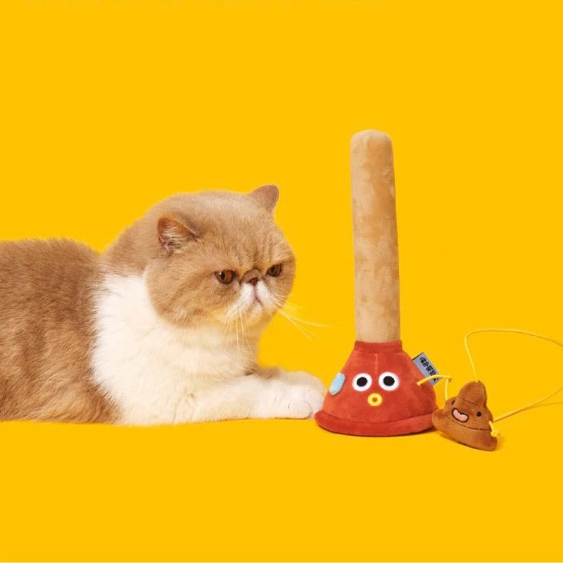 PurLab - Toilet Plunger Catnip Toy | CreatureLand.