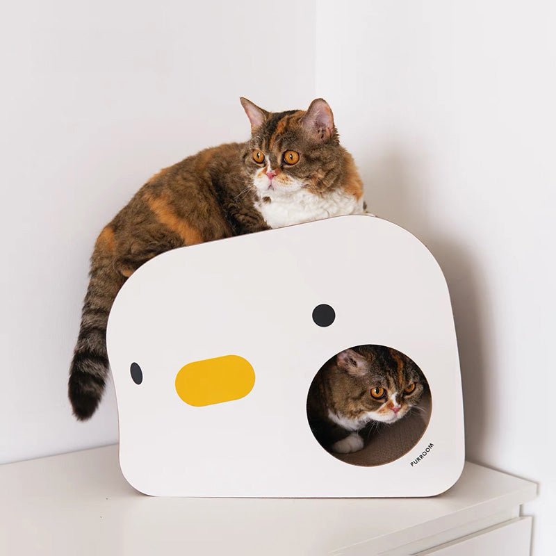 Purroom - Little Chick Curved Scratcher | CreatureLand.