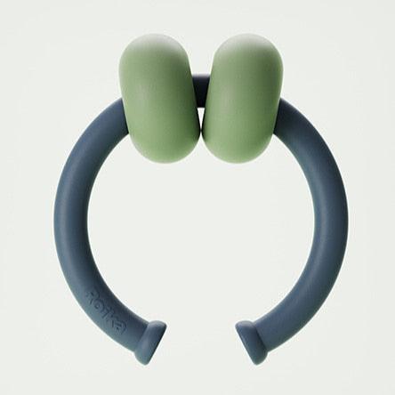 Roika - Dango Ring Puzzle Treat Dispenser Toy in Olive Green | CreatureLand.