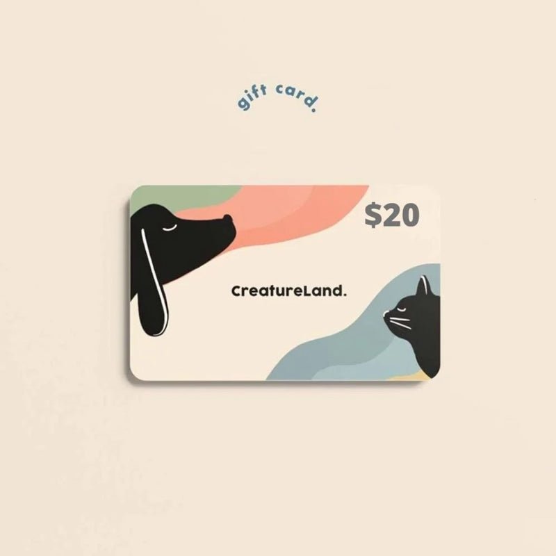 CreatureLand $20 E-Gift Card - Online Pet Store