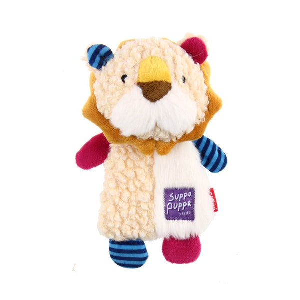 GiGwi Suppa Puppa Crinkly Plush Dog Toy (Lion) - Interactive Play and ...