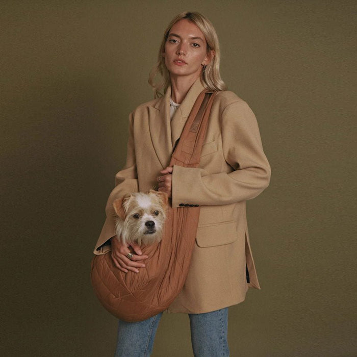 Maxbone - Eco Packable Sling Carrier Pet Carrier in Camel | CreatureLand.