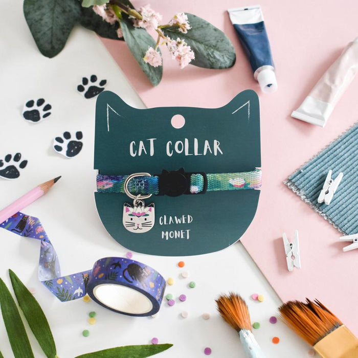 Niaski - Clawed Monet Artist Cat Collar | CreatureLand.
