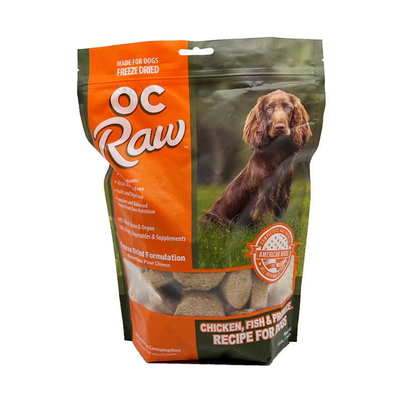 OC Raw - Chicken, Fish & Produce Freeze Dried Meaty Rox Dog Food ...