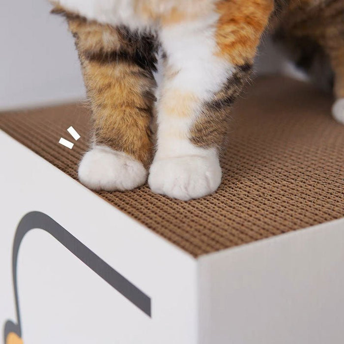 Purroom - Little Chick Cube Scratcher | CreatureLand.